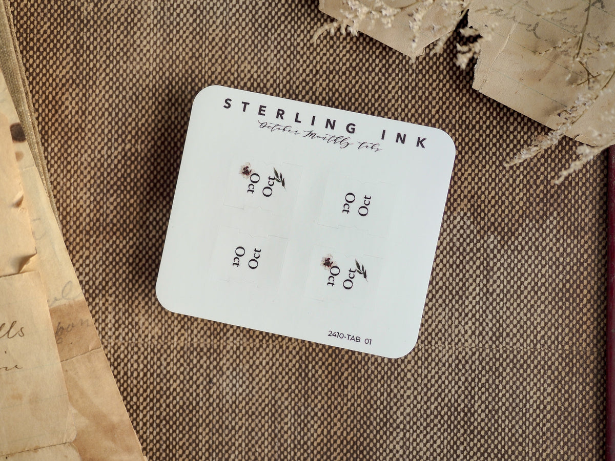 Monthly Tab - October 2024 – STERLING INK
