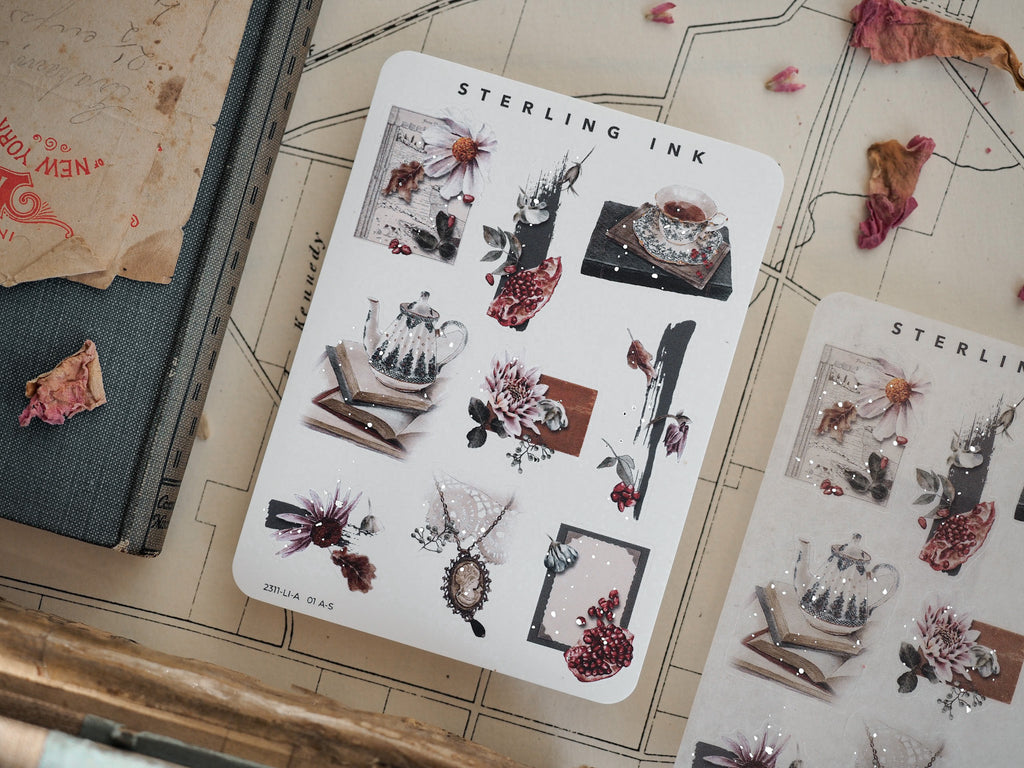Large Icon Stickers (Silver Foil) - November 2023