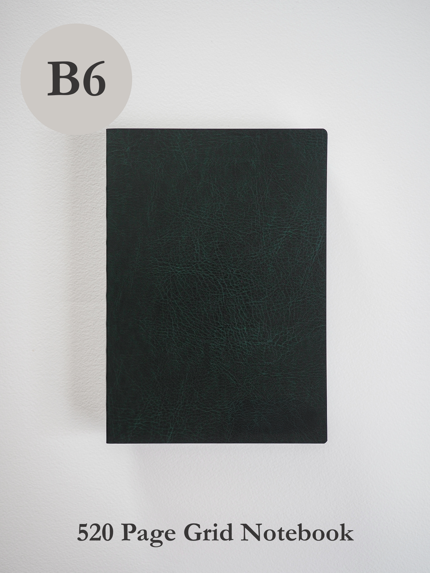 B6 520 Page Grid Notebook