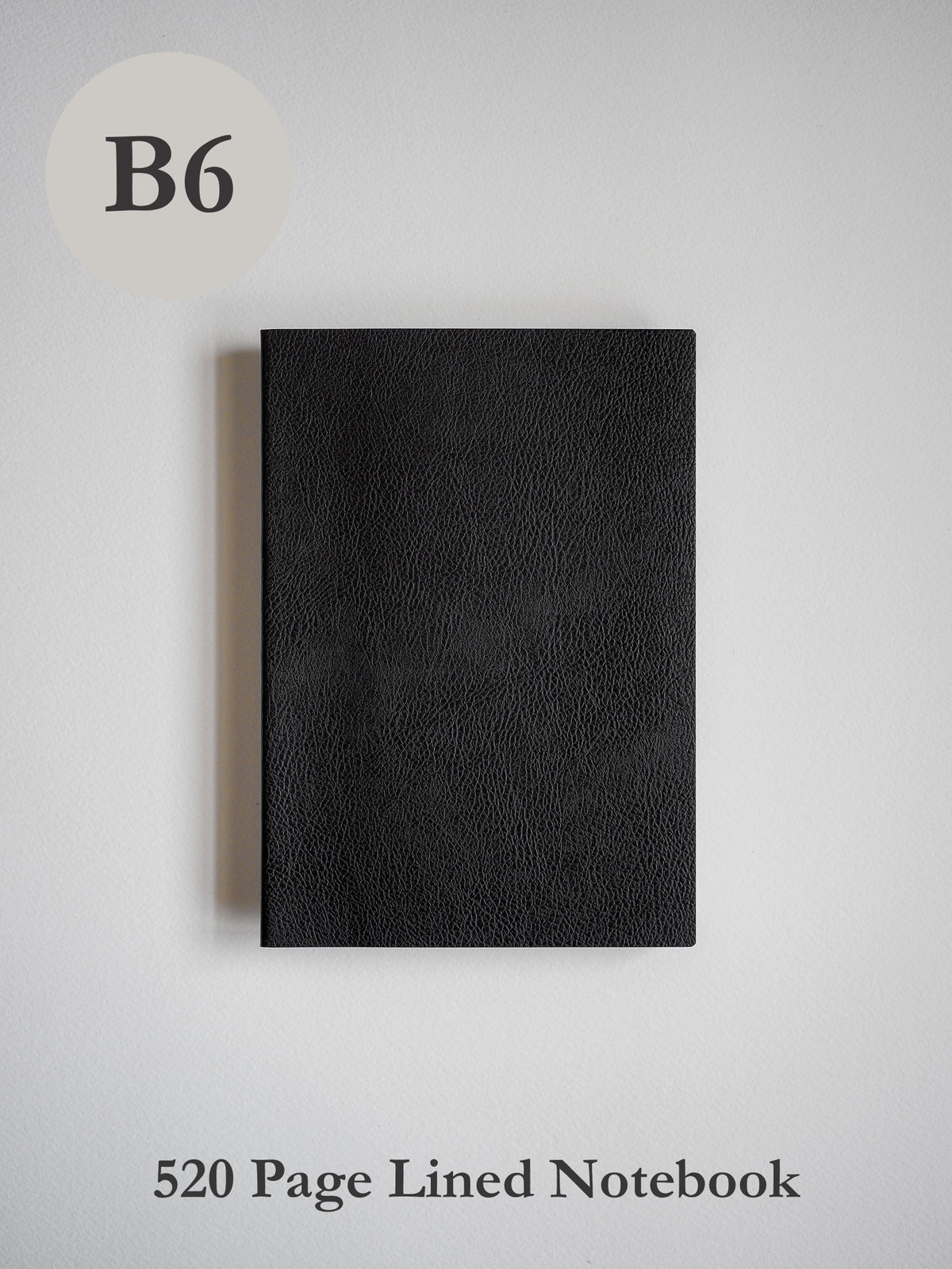 B6 520 Page Lined Notebook