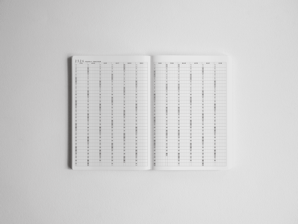 (2025-2026) Academic Planner B6 Horizontal Full Year | Common Planner